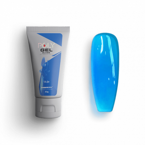 Polygel Glass - Blue - HEMA Mentes Építőzselé | 2MBEAUTY - műköröm ...