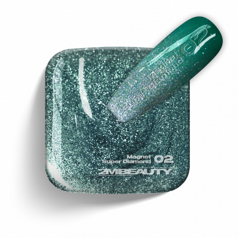 Gel Lack - Magnet Super Diamond 02 - HEMA Mentes | 2MBEAUTY - műköröm ...